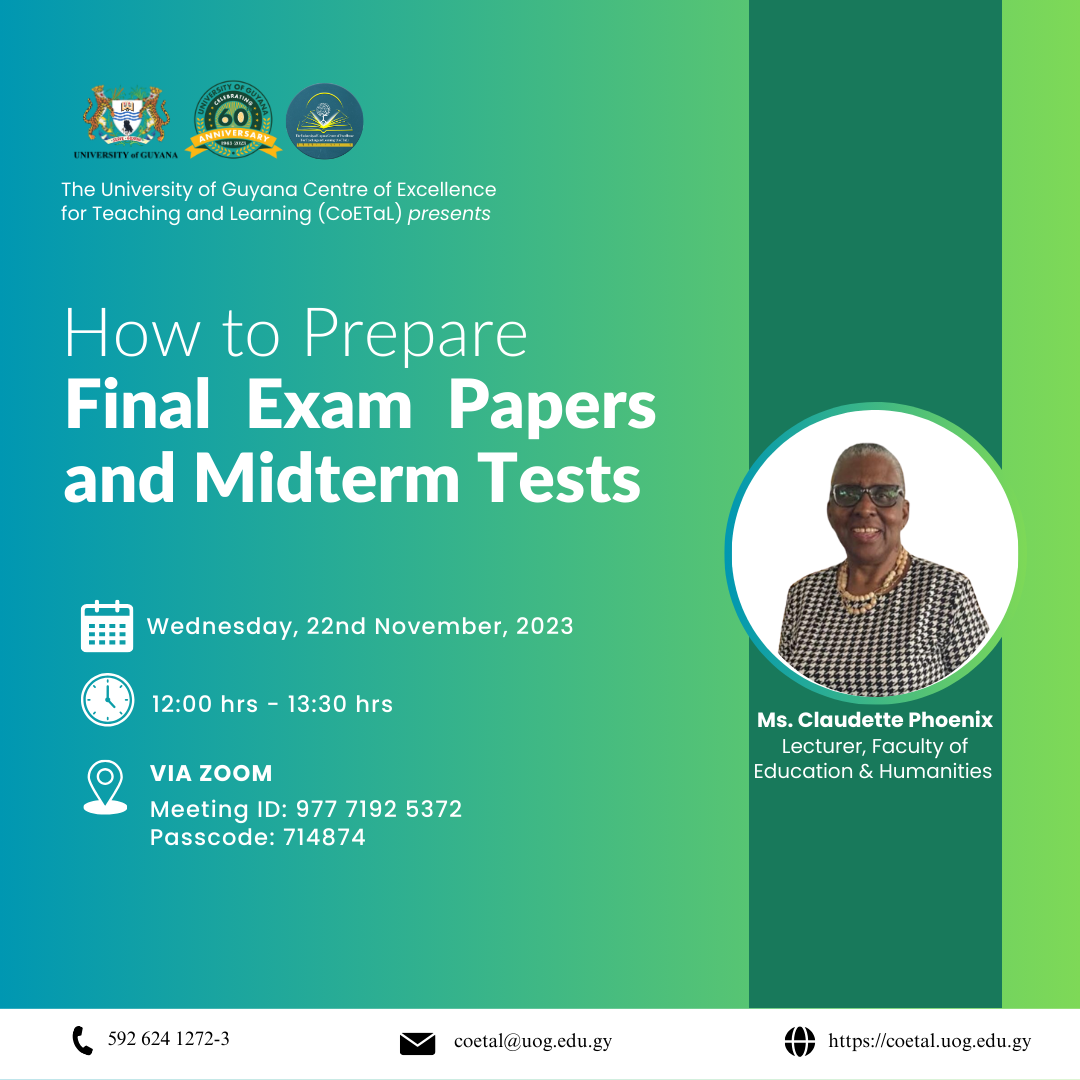 How To Prepare Final Exam Papers Midterm Tests Coetal